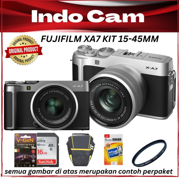 Jual CAMERA FUJIFILM XA-7 KIT 15-45MM / FUJIFILM XA7 15-45MM - PAKET ...