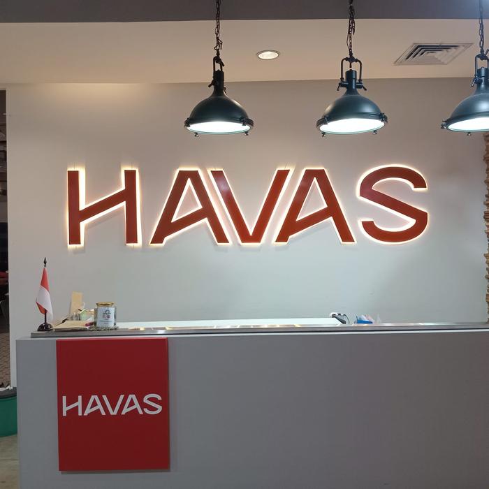 Jual Huruf Timbul Galvanis Backlight Lettersign Backlight Backlite LED ...