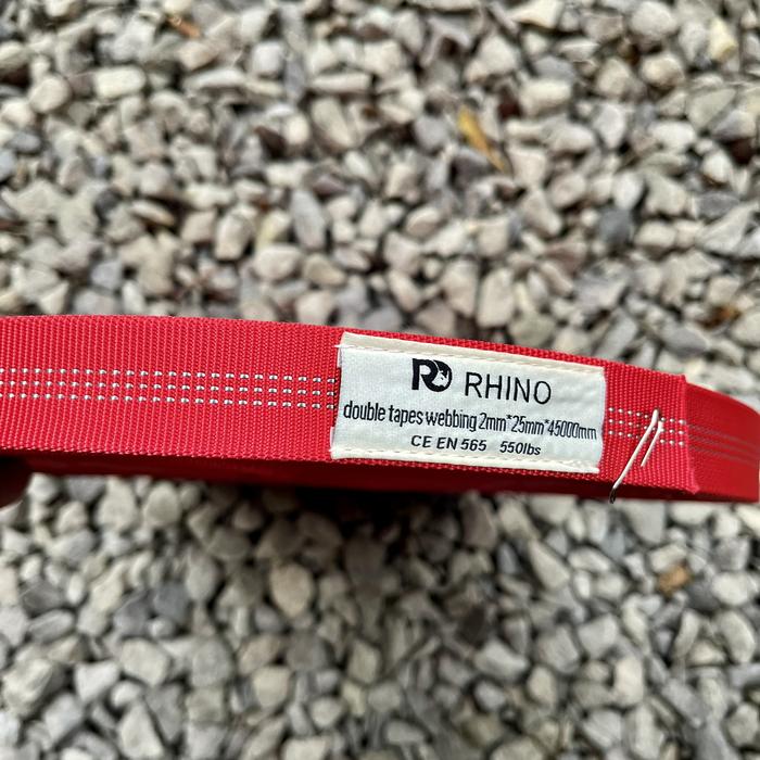 Jual Webing tubular impor double tape webbing kuat dan safety not beal ...