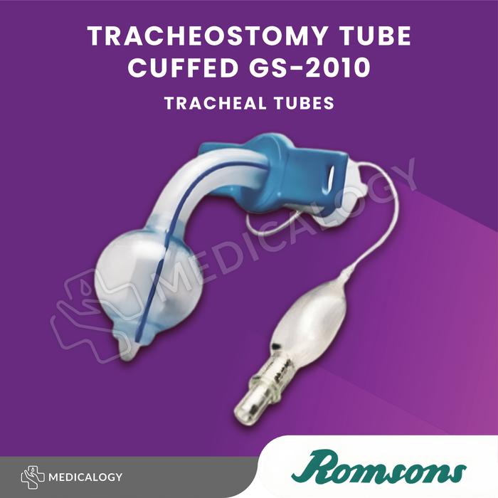 Jual Tracheostomy Tube Cuffed Cuff Tracheal Tubes GS-2010 Romsons ...