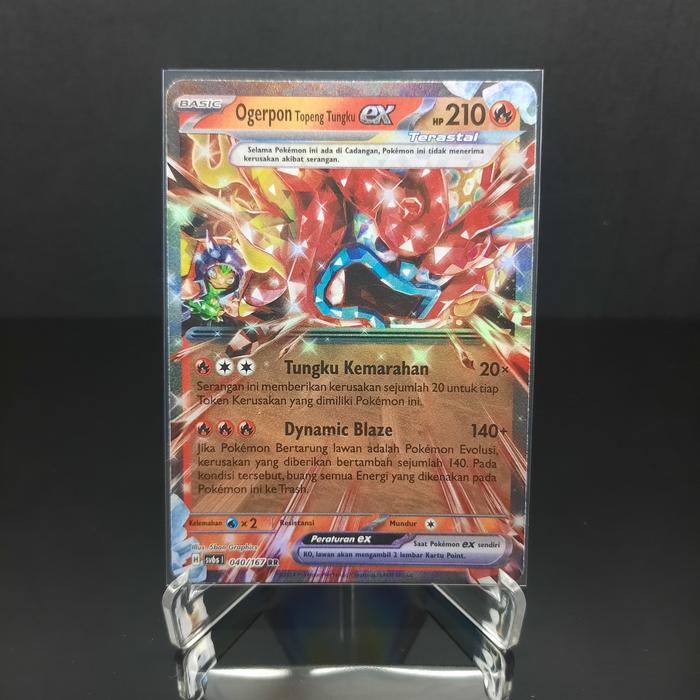 Jual Ogerpon Topeng Tungku EX SV6S Pokemon TCG Indonesia - Kab. Serang - RH_Garage. | Tokopedia