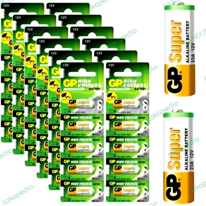 Jual GP 23A A23 12V 5 PCS BATERAI BATRE ALKALINE 12V A23 23A 5X 5 BUAH GP - Kota Bandung ...