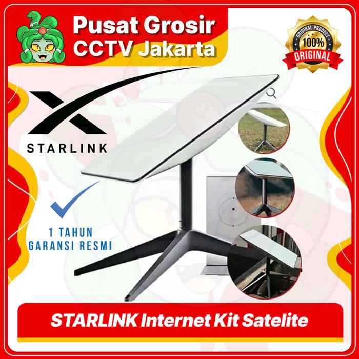 Jual STARLINK Standard Internet Kit Satelite Antenna & WiFi Router Kit ...