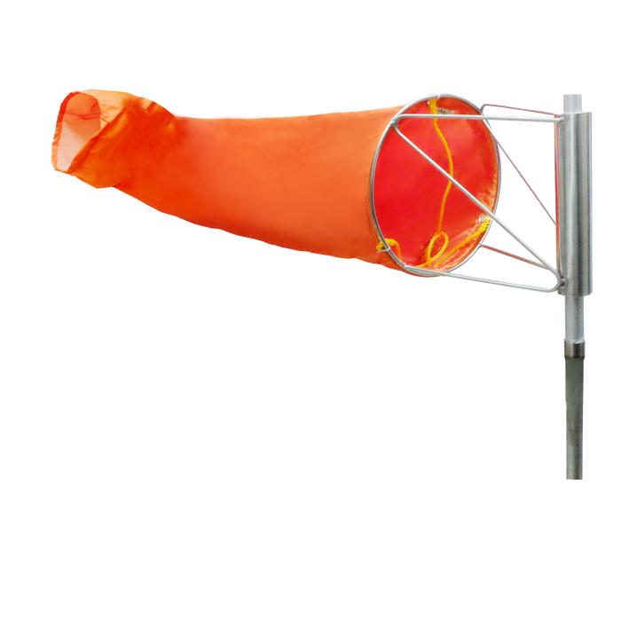 Jual Penanda Arah Angin Windsock Orange 45cm x 100 cm x 30cm Polyester ...