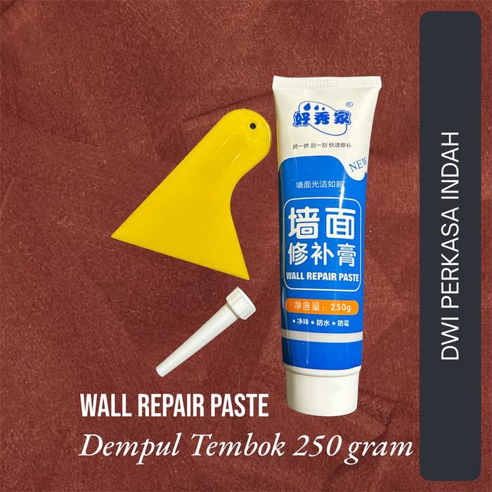 Jual Wall Repair Paste Lem Tambal Tembok Dinding 250gram / Dempul ...
