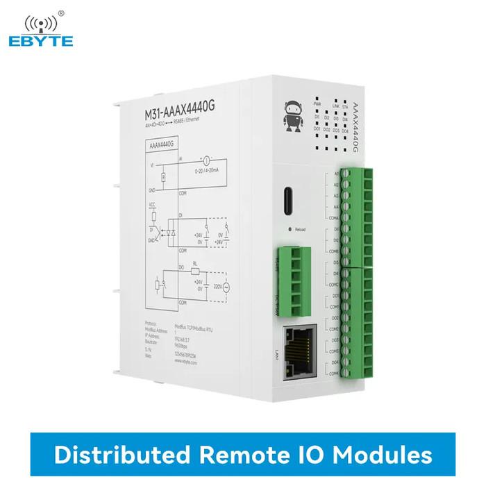 Jual Remote IO Ethernet Network Modbus TCP RS485 Network Modbus RTU - 8 Analog Input - Kota ...
