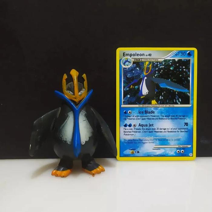 Jual pokemon empoleon monster figure Takara tomy pokemon with card ...