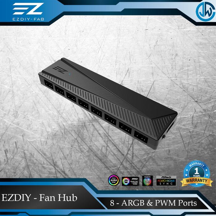 Jual EZDIY-FAB Fan Hub - 8 PWM Ports + 8 ARGB Ports Sync - Kota Bandung - NetRunner | Tokopedia