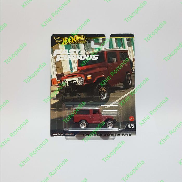 Jual HotWheels Premium Toyota Land Cruiser FJ43 Merah Gen 3 J40 Hardtop ...