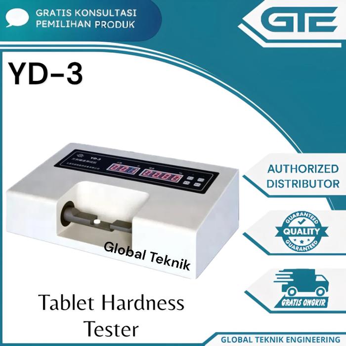 Jual YD-3 material testing Tablet Hardness Tester hardness testing ...