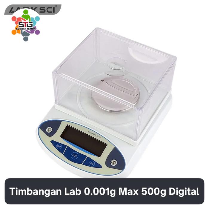 Jual Timbangan Lab 0.001g Max 500g Digital Scale 1mg 0.001 g 500 gram mg Lab - Jakarta Barat ...