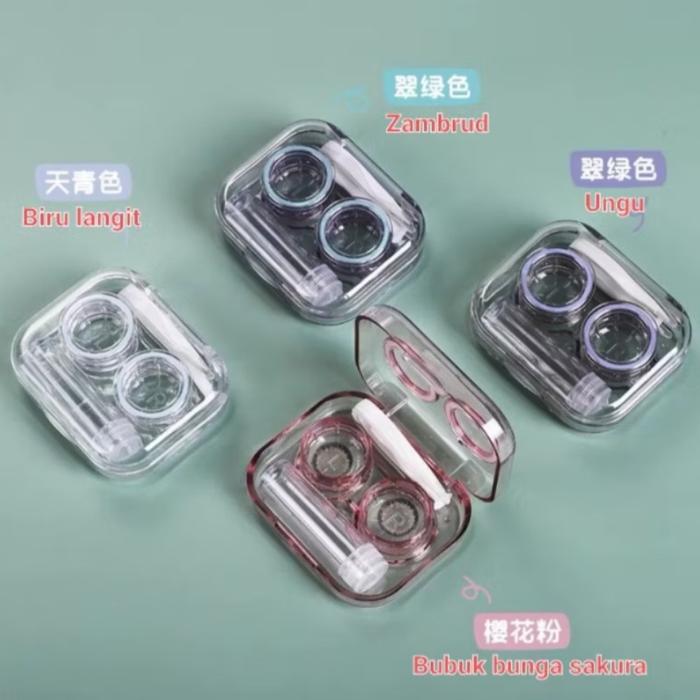 Jual Travel kit Mini Transparan / Tempat Softlens kecil - Kota Medan ...