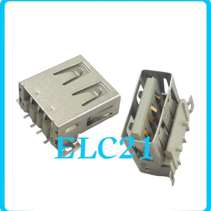 Jual USB Type A Female SMD Socket USB Type A Female Konektor USB Female ...