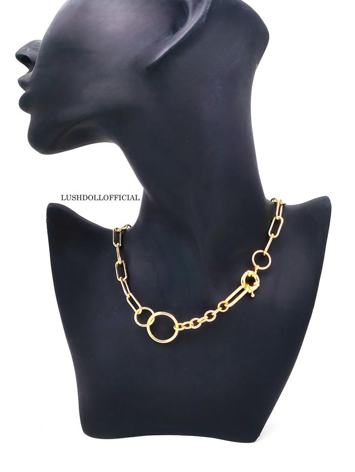 Promo KALUNG XUPING LAPIS RHODIUM CHAIN RENA GOLD TEBAL PREMIUM ...