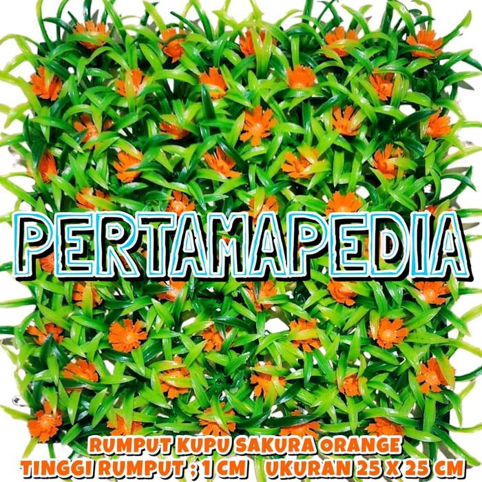 Jual Rumput Aquarium/ Rumput Artificial / Rumput Hias Sintetis - Merah ...