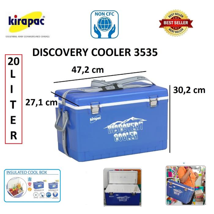 Jual Marina Cooler Box 20 Liter Kirapac 3535 I-Cool Box Tempat Kotak Es ...