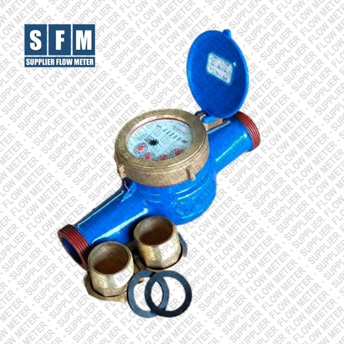 Jual WATER METER 1-1/4 INCH CALIBRATE DN32 CONNECTION SCREW/DRAT -TERA ...