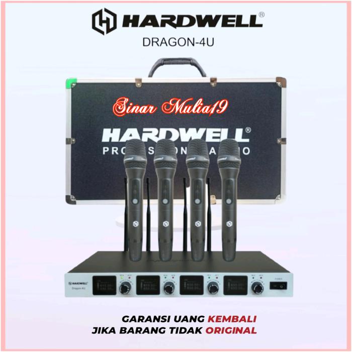 Jual Microphone Wireless Hardwell Dragon 4U Multi Channel Handheld Original - Jakarta Barat ...