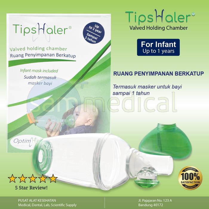 Jual Tips Haler Aerochamber Aerospacer / Alat Terapi Pernafasan / Alat ...