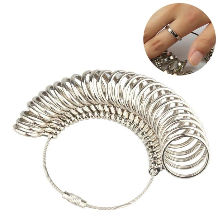 Jual Set Stick Alat Ukur Cincin Tools Measurement Ring Ukuran Sizer ...