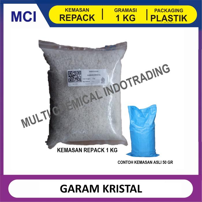 Jual NATRIUM CHLORIDE / NATRIUM KLORIDA / NACL / GARAM KRISTAL FOOD ...