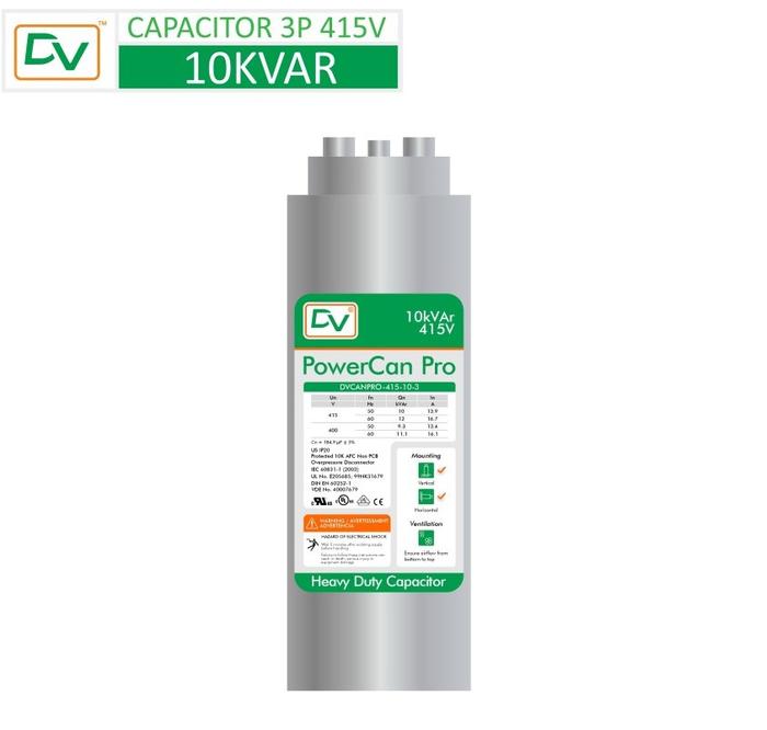Jual CAPACITOR POWER CAN PRO 3P 10KVAR 415V CAPACITOR POWER CAN PRO 3P ...
