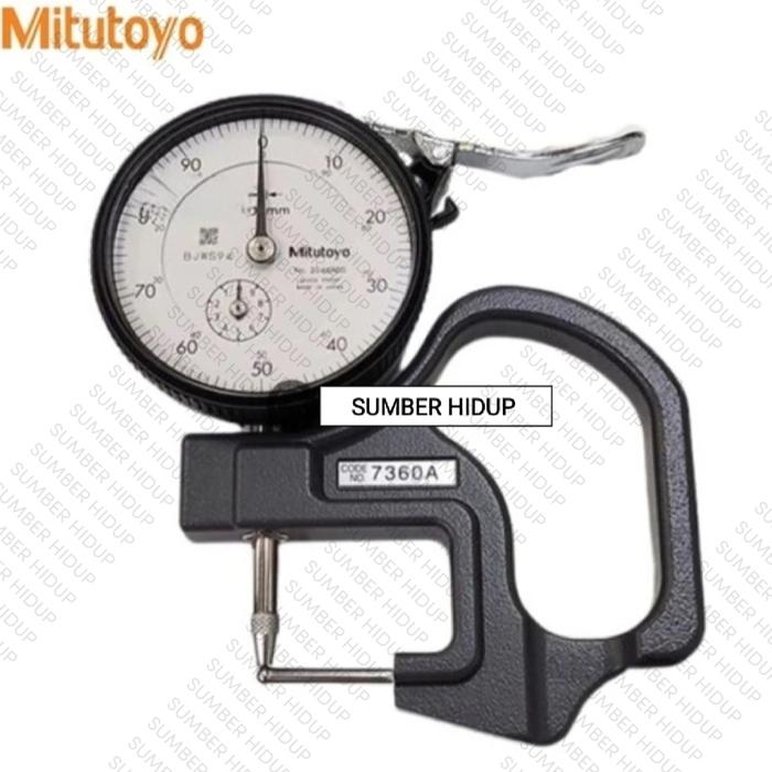 Jual Mitutoyo 7360A Dial Thickness Gauge 7360 A Alat Ukur Ketebalan ...