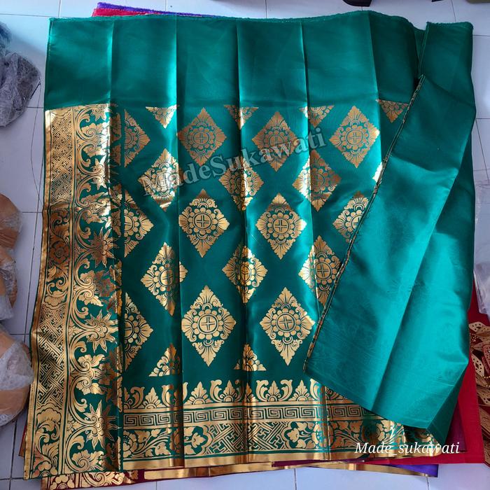 Jual Kain prada emas bali lembaran bahan kain satin untuk penari ...
