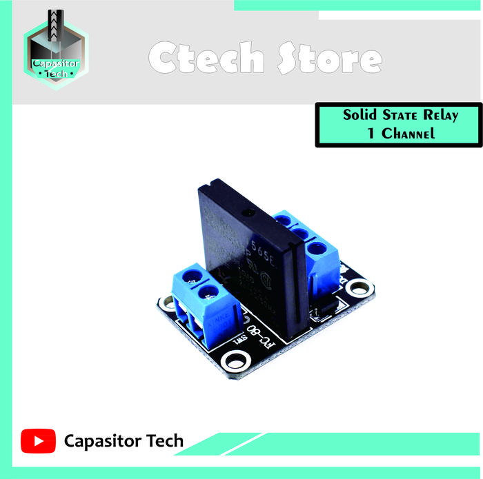Jual SSR Solid State Relay Module 1 Channel 5v Dc For Arduino ESP32 ...