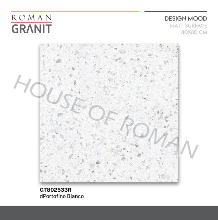 Jual ROMANGRANIT dPortofino Bianco 80x80 GT802533R ROMAN GRANIT ...
