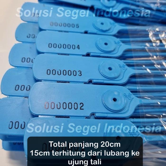 Jual segel locis / segel seal / segel plastik sekuriti / security seal ...