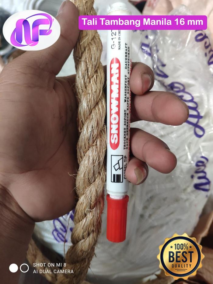 Jual Tali Tambang Besar 16mm 19mm 22mm 24mm Tali Manila Gurita Super ...