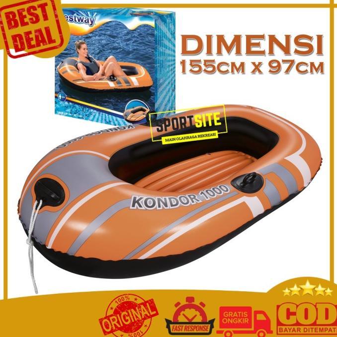 Jual Bestway Hydro Force Raft Orange. Perahu Karet Renang Anak ...