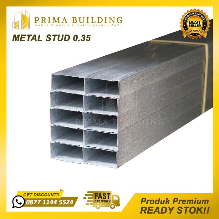 Jual Metal Stud 76 0.35 / Rangka partisi gipsum gypsum 0,35 mm - Kota ...
