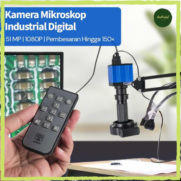 Jual Mikroskop Digital Industrial 51MP 1080P 150X Magnification ...