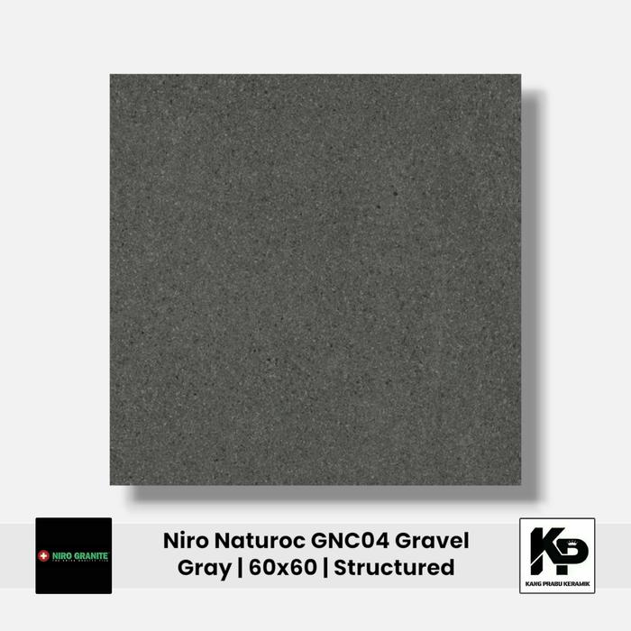 Jual Granit NIRO GRANITE Naturoc GNC04 Gravel Gray 60x60 Cm - Jakarta ...
