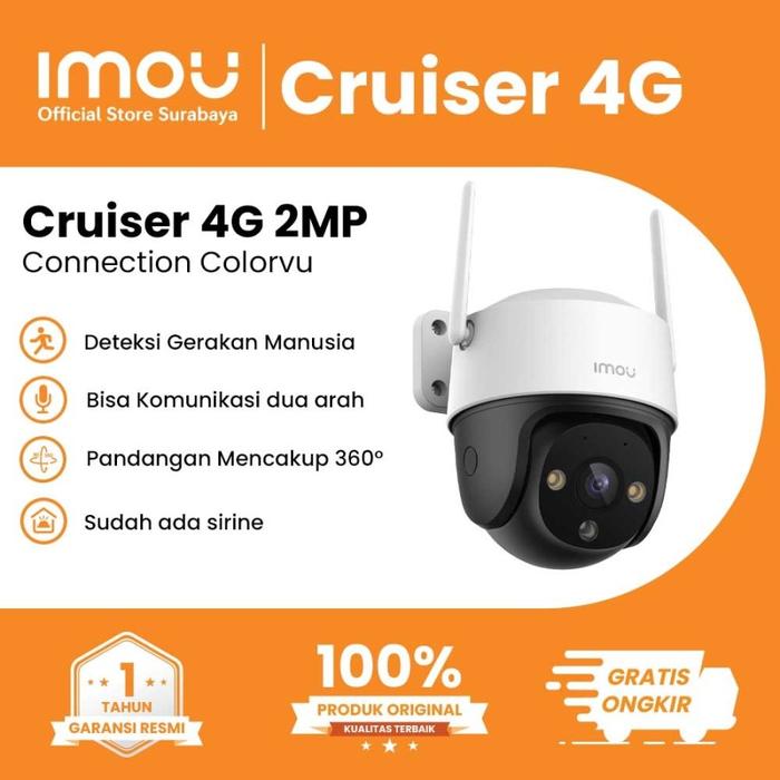 Promo IMOU CRUISHER 2MP 4G GSM COLORVU PTZ OUTDOOR - Kota Yogyakarta ...