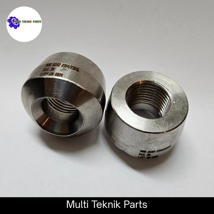 Jual Threadolet Stainless 304 Class 3000 NPT 1/2" inch Treadolet ...