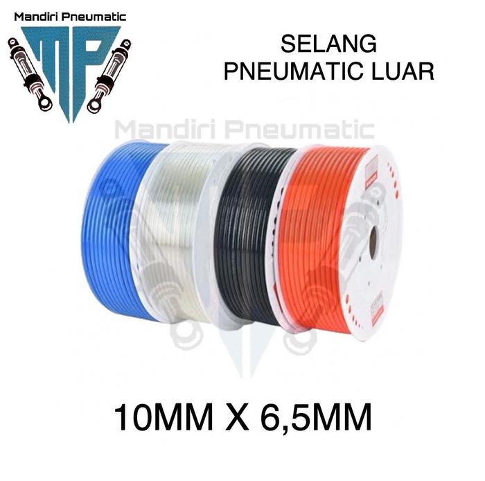 Jual selang pneumatic luar 10mm x dalam 6,5mm ( 1 roll 100 meter ) PU - Hitam - Jakarta Barat ...