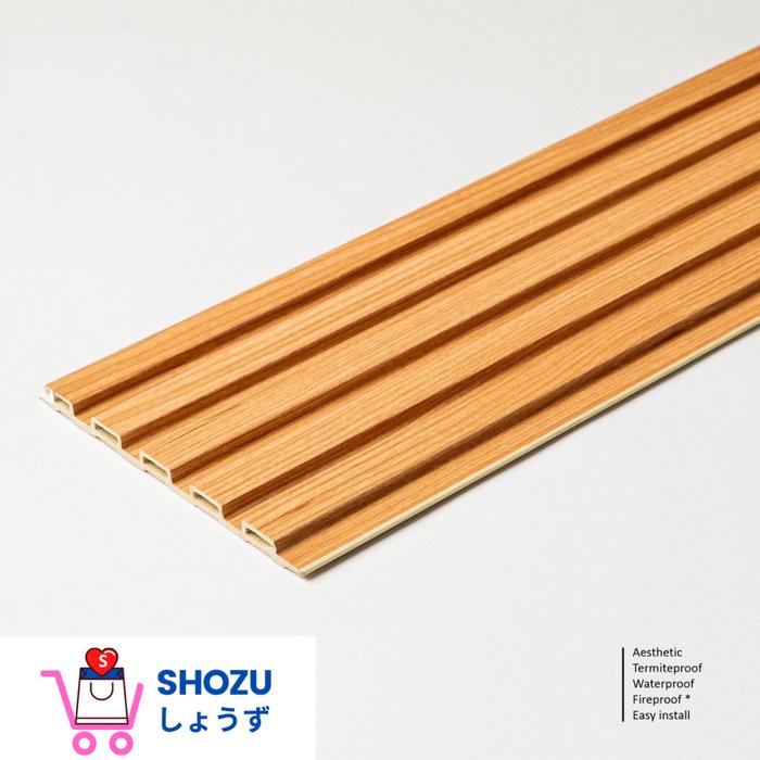 Jual WOOD PANEL 3D WPC Wallpanel PVC Kayu Partisi Motif Solid Kisi 1.5M ...