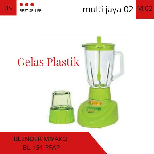 Jual Blender Miyako BL-151PFAP 1,5L gelas plastik - Kota Tangerang Selatan - multi jaya 02 ...