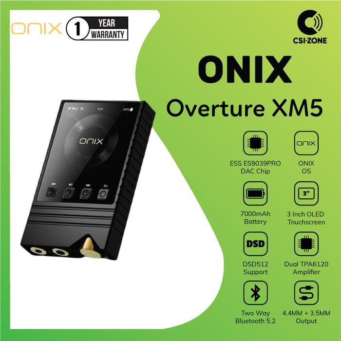 Promo ONIX Overture XM5 Hi-Res ES9039PRO Portable Digital Audio Player Cicil 0% 3x - Kota ...