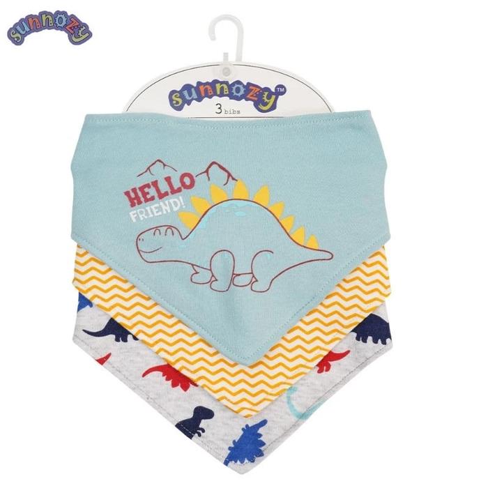 Jual 3in1 Triangle Bib Set / Bib Segitiga / Baby Slabber Di Seller Yama ...