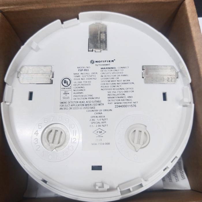Smoke Alarm NOTIFIER FSP-951 Smoke Detector With Bases – Brand New Fire ...