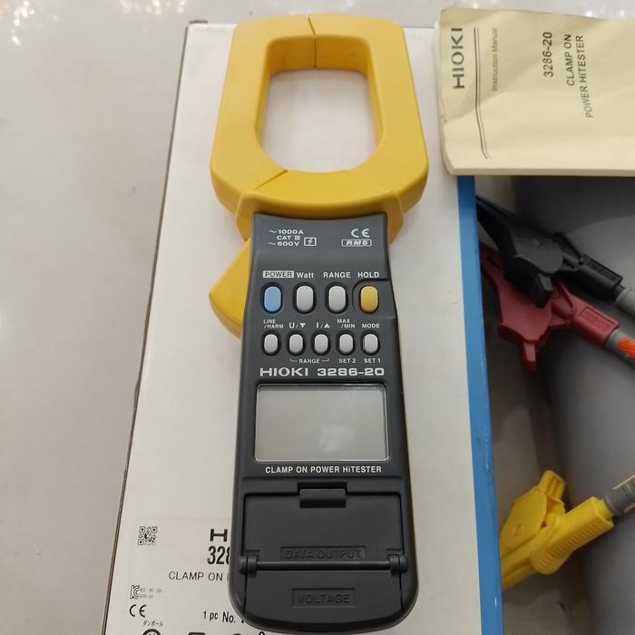 Jual HIOKI 3286-20 CLAMP ON POWER HITESTER ORIGINAL - Jakarta Pusat ...