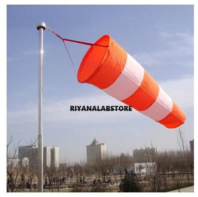 Jual Stand Wind Sock / Tiang Windsock Pengukur Arah Angin + Kain ...