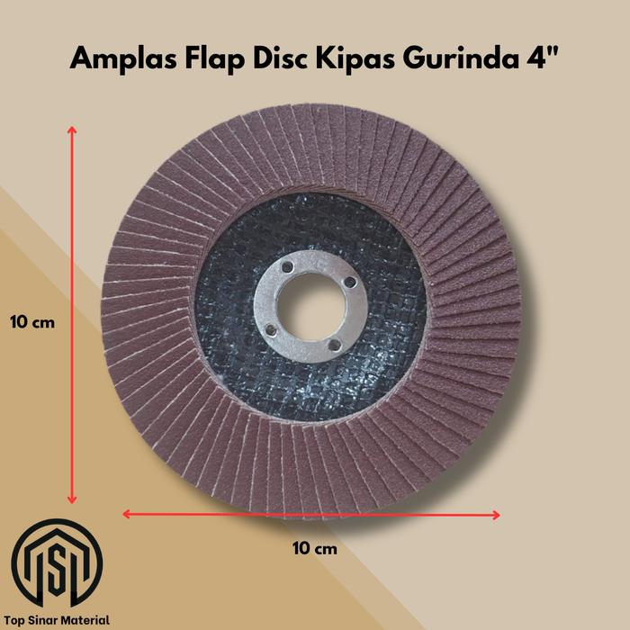 Jual [COD] Gerinda Amplas susun Amplas Kipas Flap Disc 4 Inch Grid 60 ...