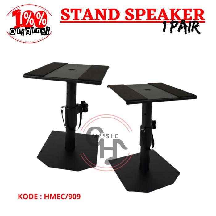 Jual Stand Speaker Monitor Table/Meja Model Pendek Stand Speaker Flat ...