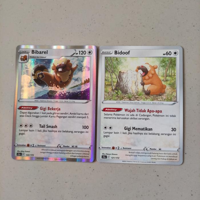Jual Bidoof Bibarel Evoline Kartu Pokemon TCG Indonesia - Jakarta Utara ...