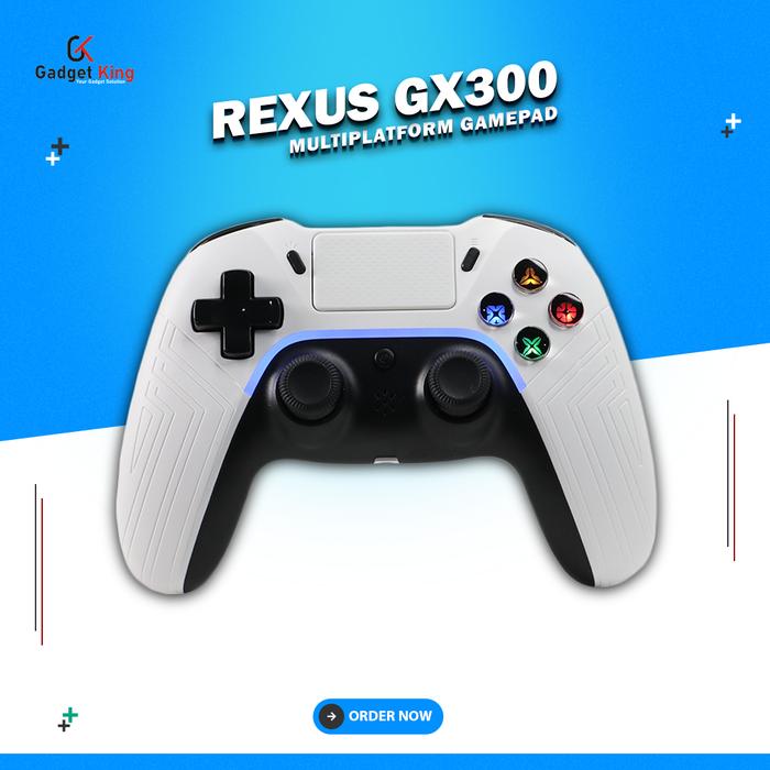 Jual Rexus Gladius GX300 Gamepad Bluetooth Stick Android PC Laptop PS4 ...